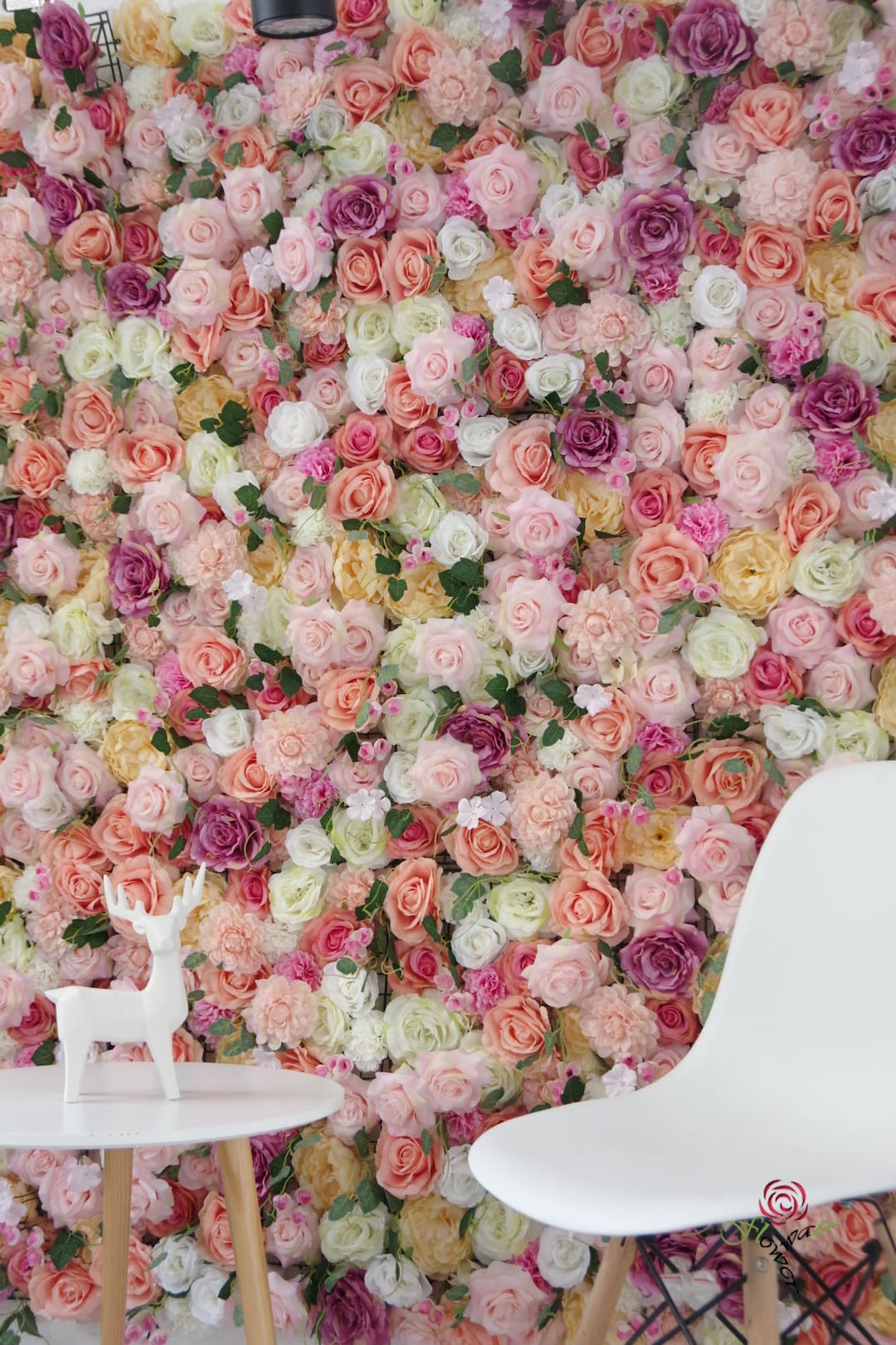 Flower Backdrop Wall Wedding Arrangement Birthday Party Decor Floral ...