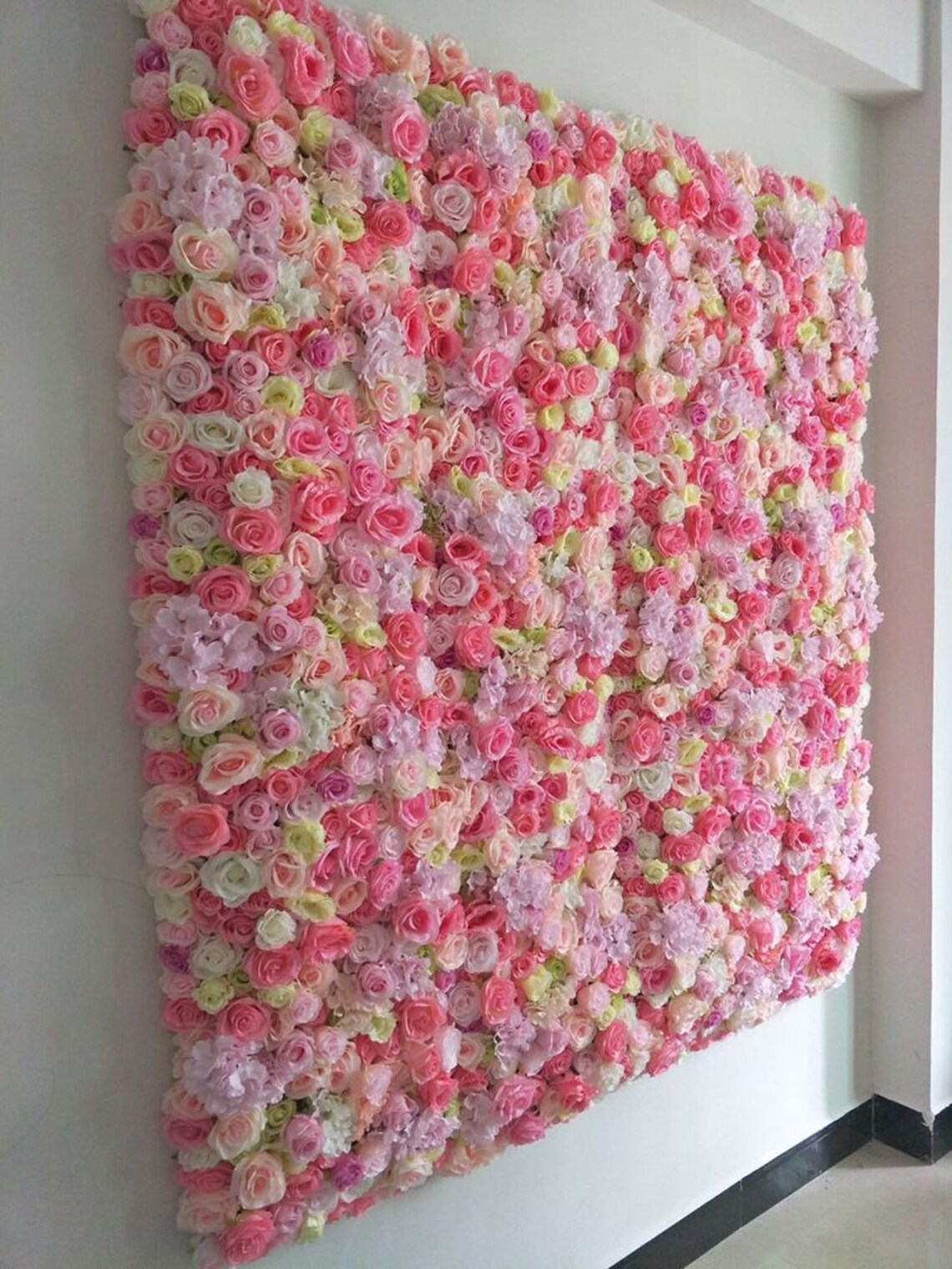 Silk Floral Backdrop for Wedding Arrangement Simulation Rose - Etsy