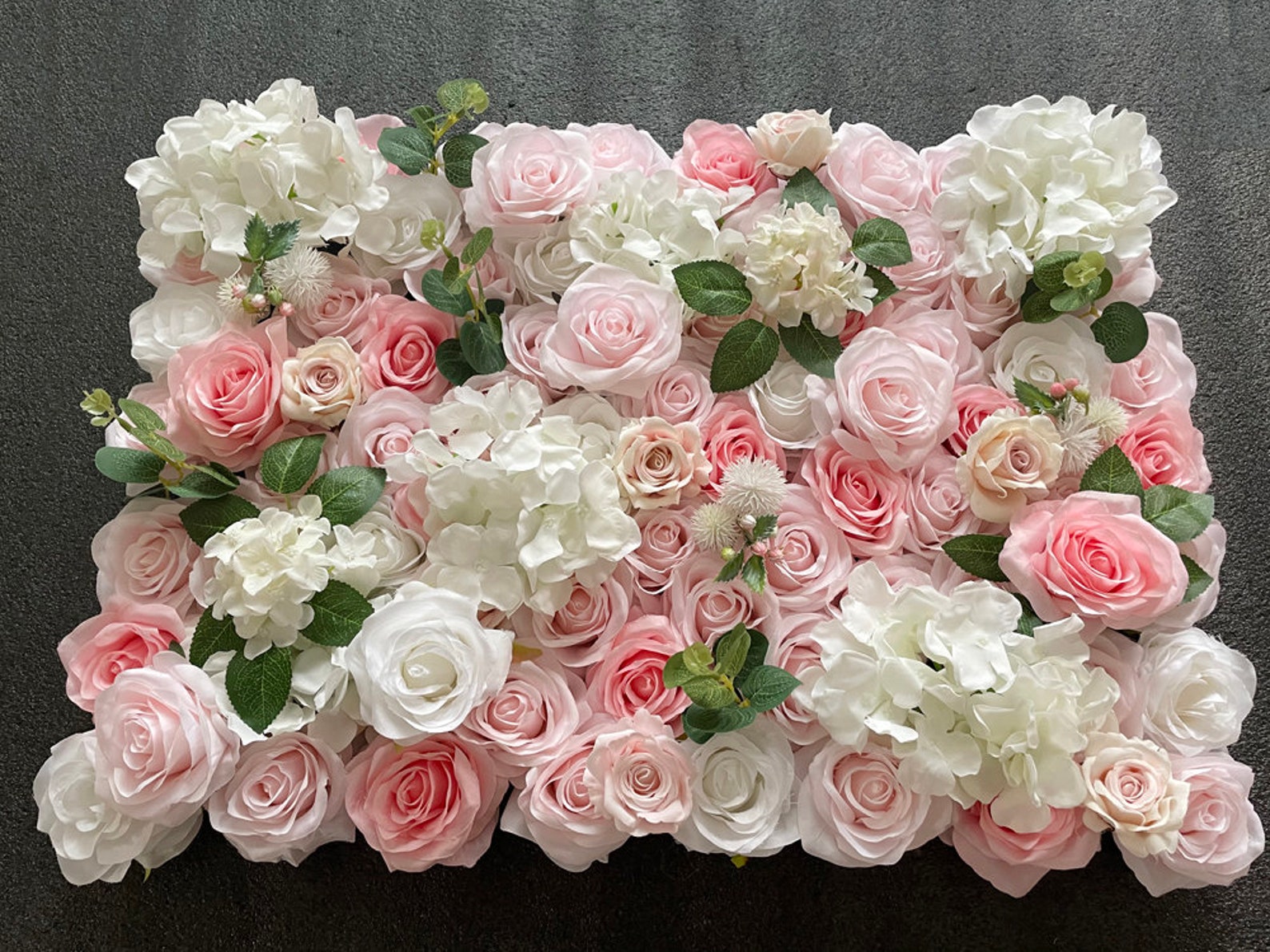 Custom 3D Pink Artificial Flower Wall Panel Background Wedding - Etsy