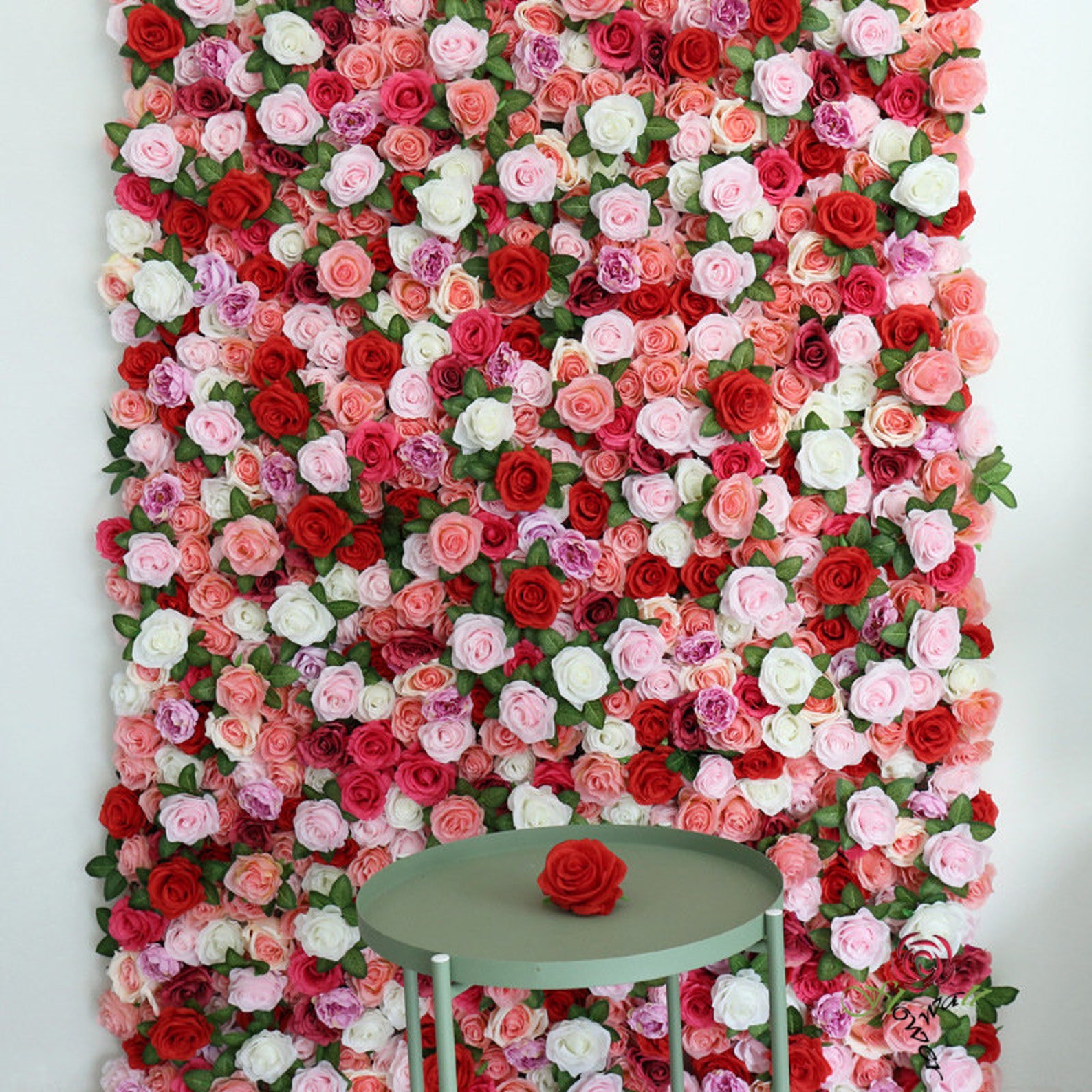 Floral Flower Wall Backdrop, Wedding & Party Decor (40x60cm Panel) - Etsy