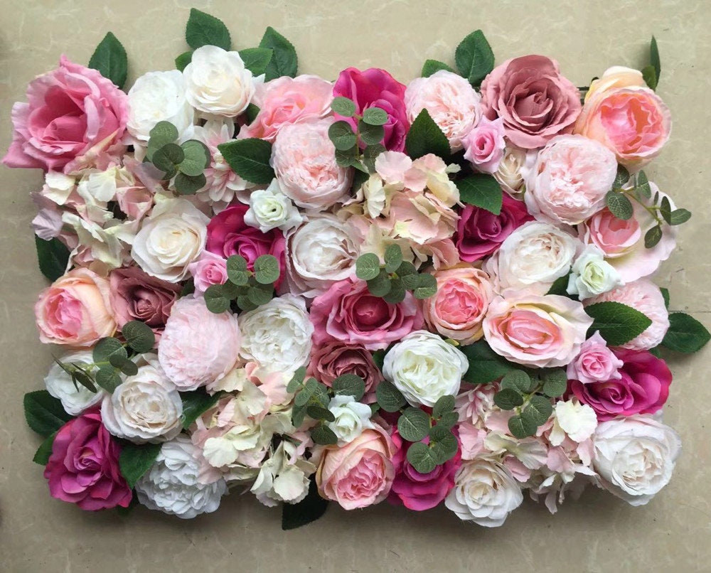 Wedding Flower Wall Panel for Party Birthday Decoration - Etsy