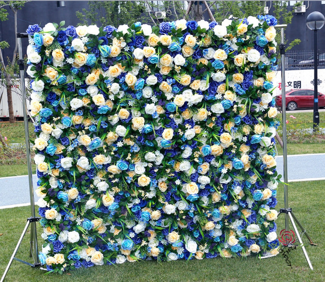 Rolling Flower Wall Backdrop: Wedding & Event Decor, Photography Prop ...