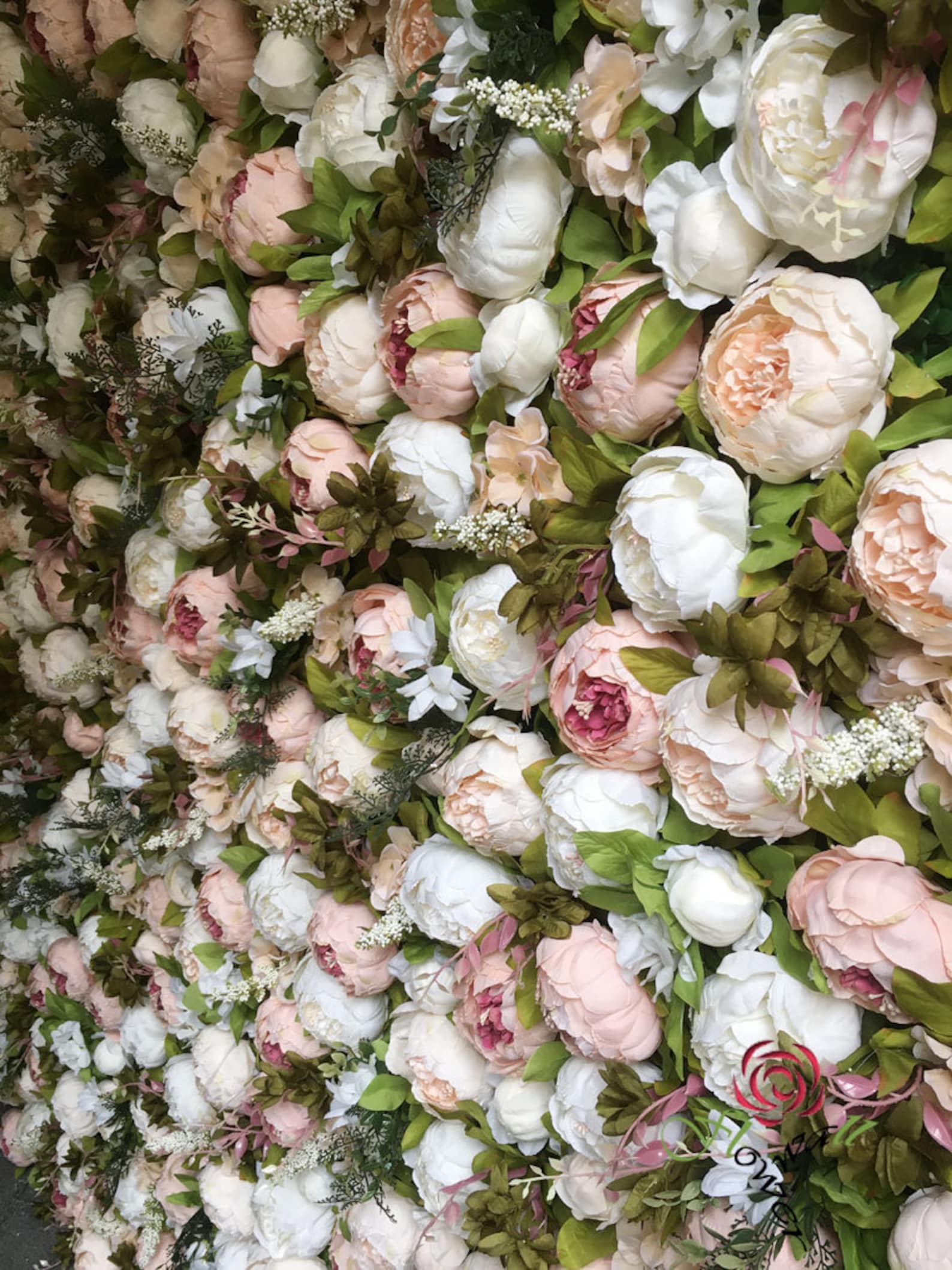 Peony Flower Wall Backdrop for Wedding Arrangement Photography | Etsy