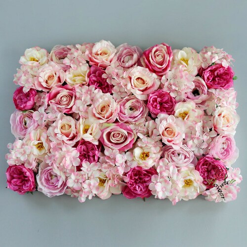 Artificial Flower Wall Backdrop for Wedding Arrangement - Etsy