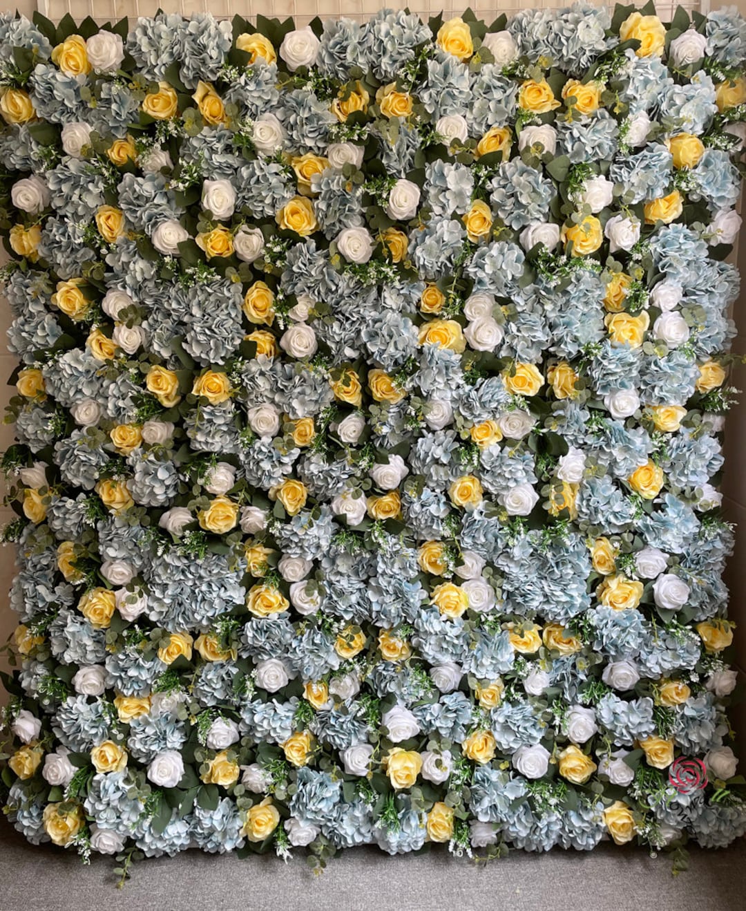 Artificial Flower Wall Backdrop for Wedding Arrangement Photography ...