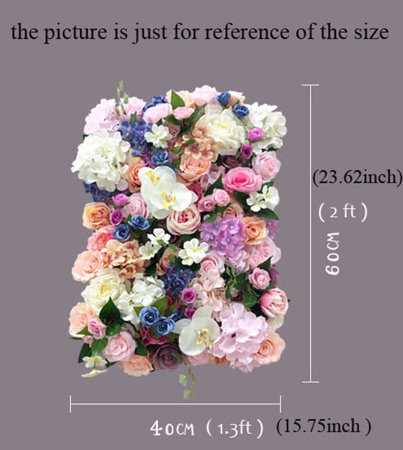 Flower Wall Backdrop Panel for Party Birthday Decoration - Etsy