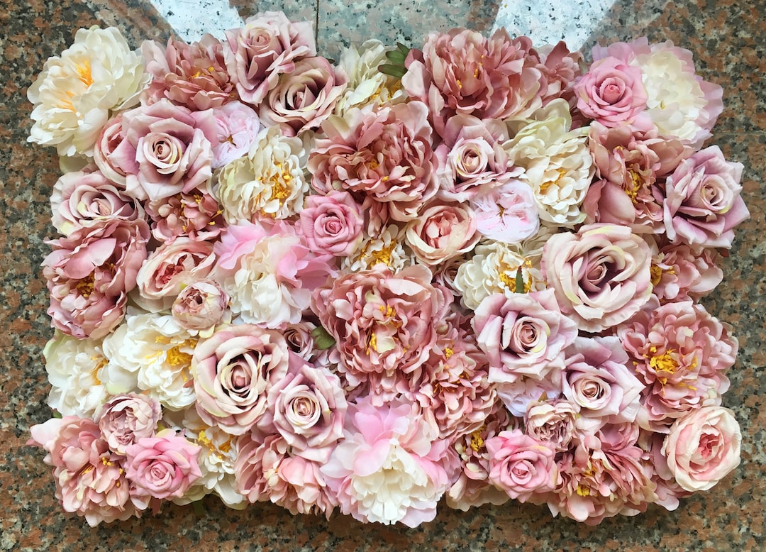 Peony Flower Wall Backdrop, Wedding Photography Decor (40x60cm) - Etsy