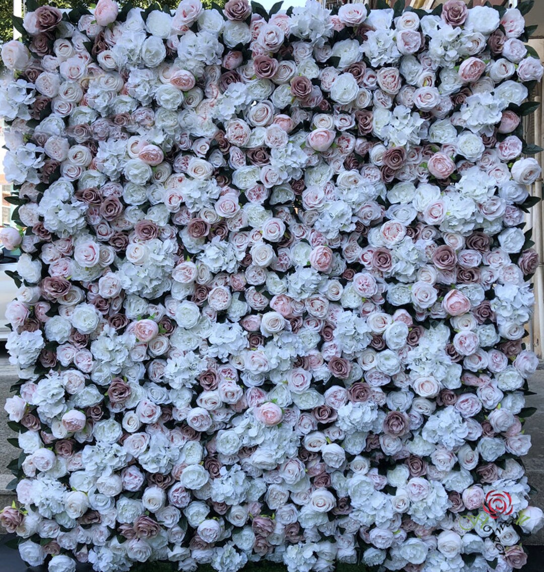 Flower Wall Backdrop Panel for Party Birthday Decoration Artificial ...