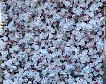 Silk Floral Wall Backdrop Panel for Party Decoration | Etsy