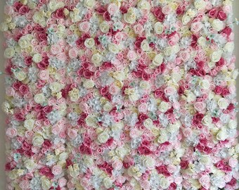 Silk Floral Backdrop for Wedding Photography Red Rose Artificial ...