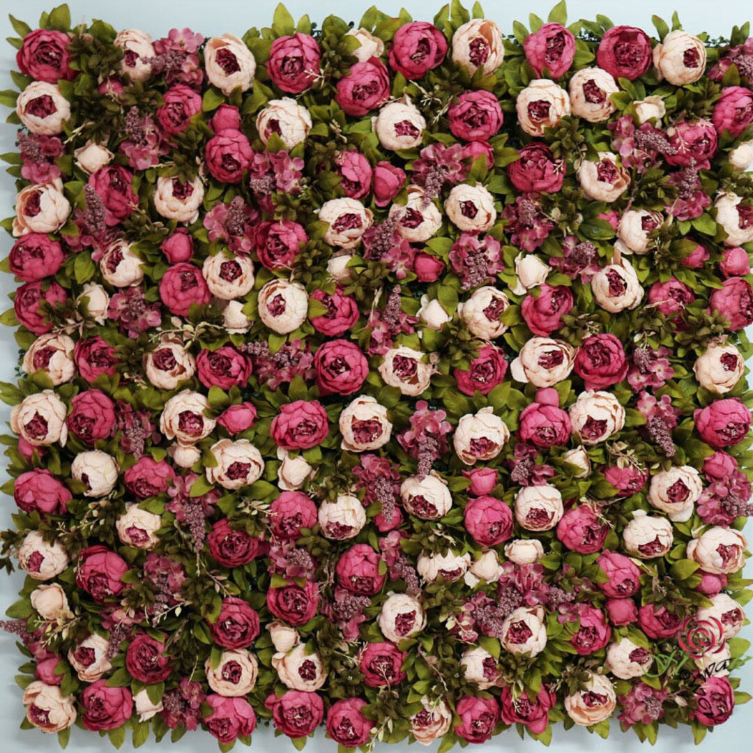 Peony Flower Wall Panel, Wedding Backdrop, Event Photography (40x60cm ...
