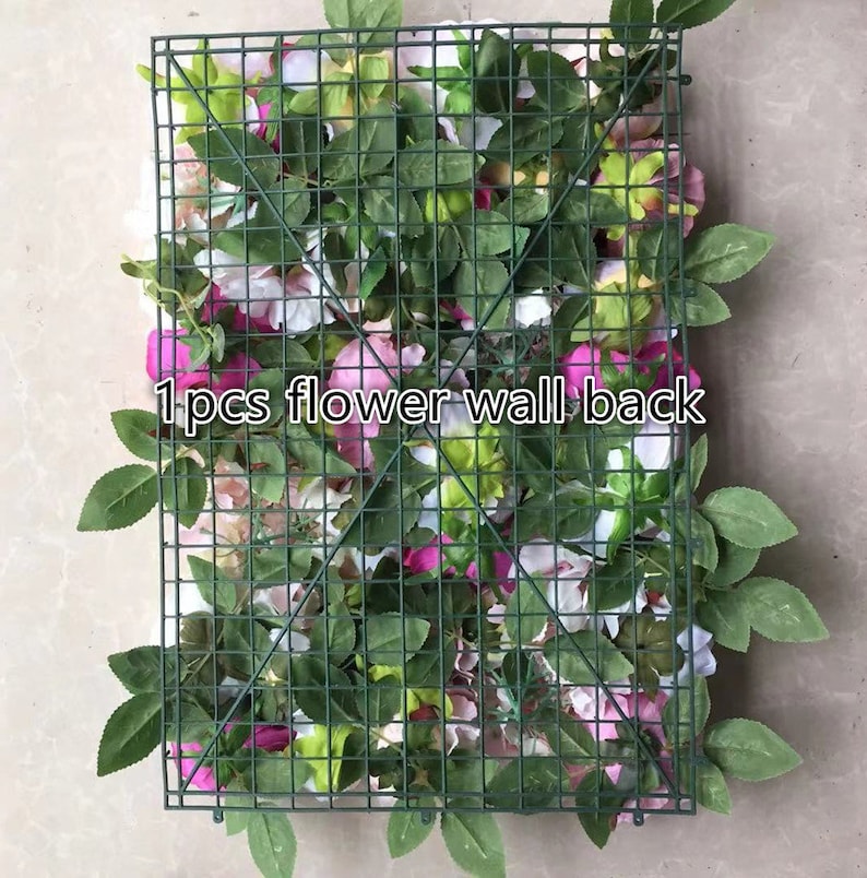 Wedding Flower Wall Panel For Party Birthday Decoration | Etsy