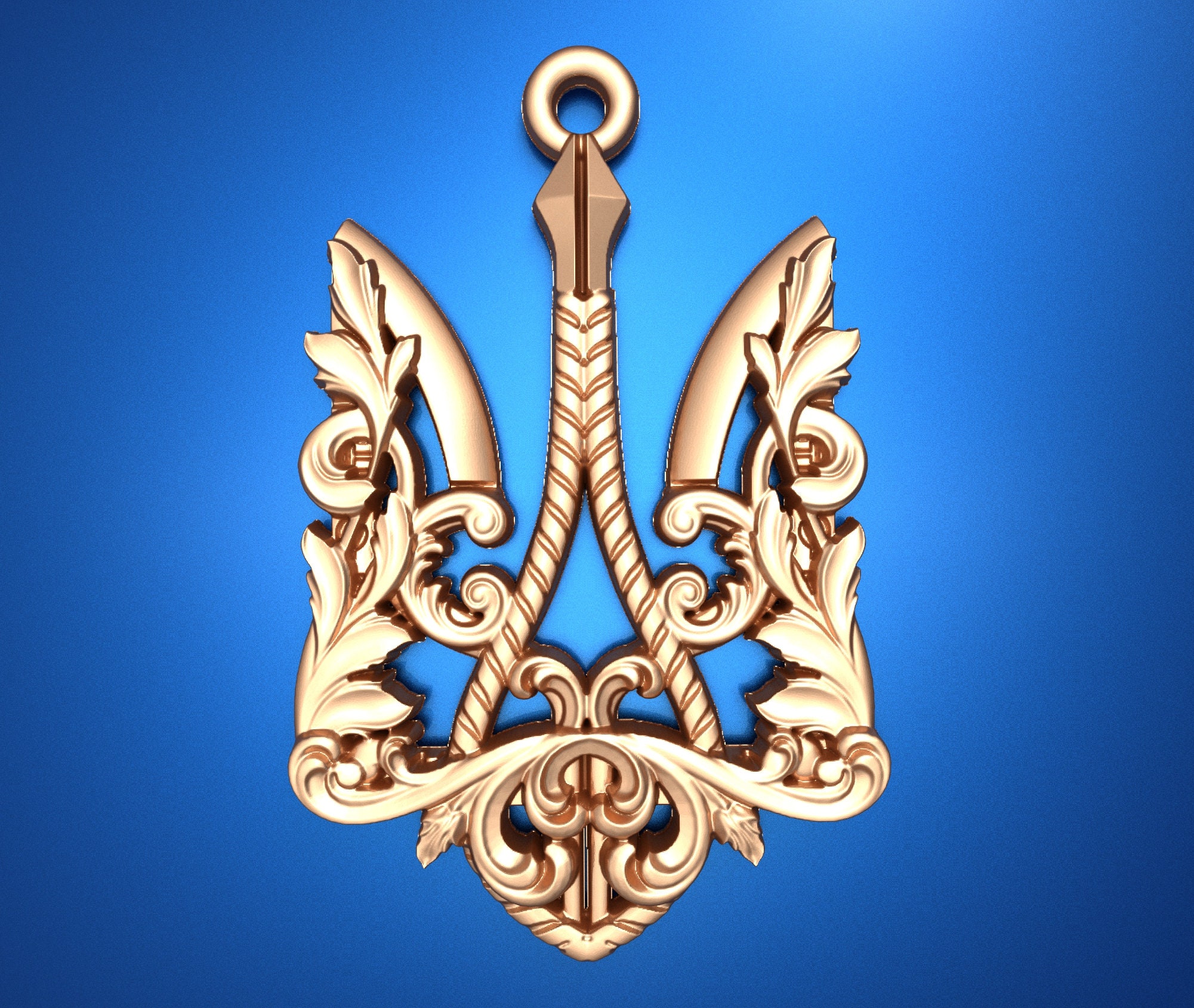 Pendant of Ukraine Ukrainian National Symbol Ukrainian - Etsy