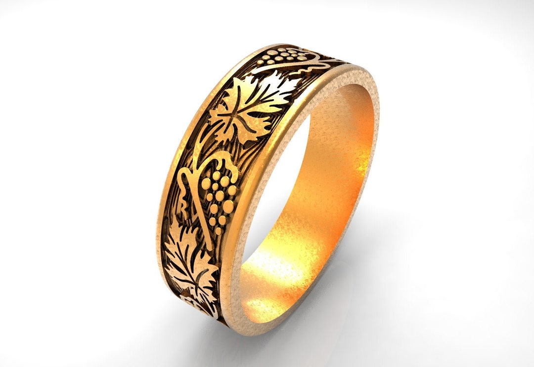 3D Jewelry Design STL File - Wedding Ring - Vintage Design - Engagement ...