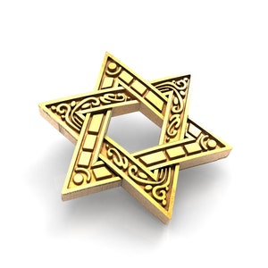 Star of David - Stl Design Jewelry - File Download - for Jewellers - Etsy