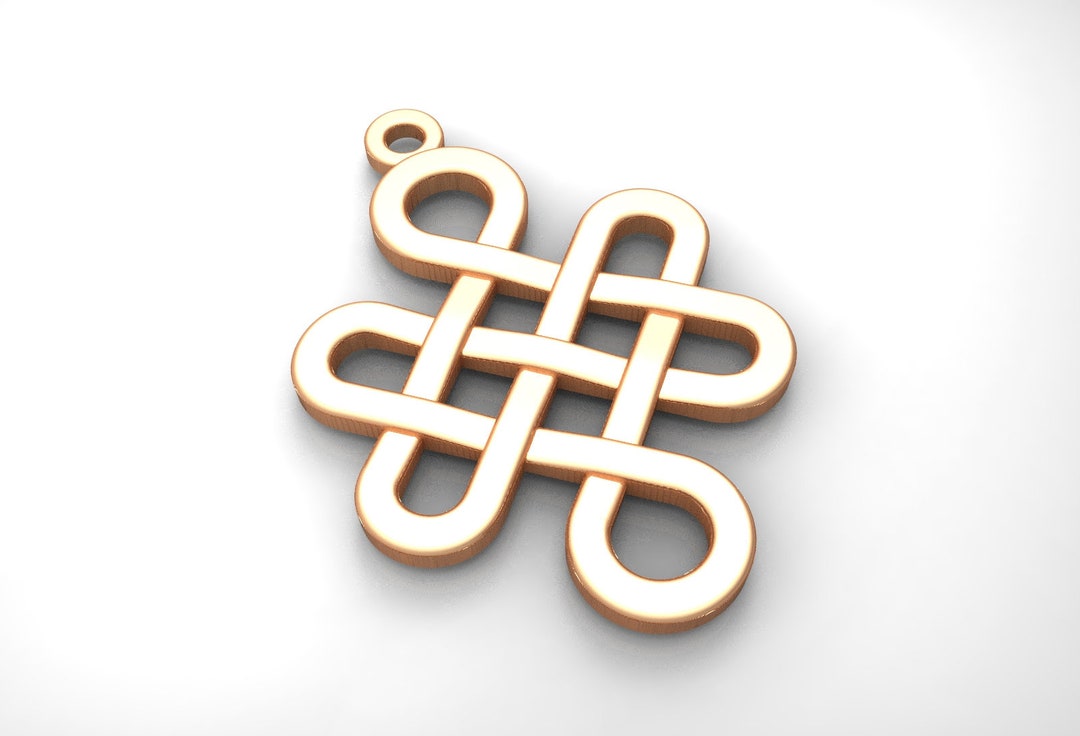 Lucky Knot Pendant - Stl Design Jewelry - File Download - for Jewellers ...