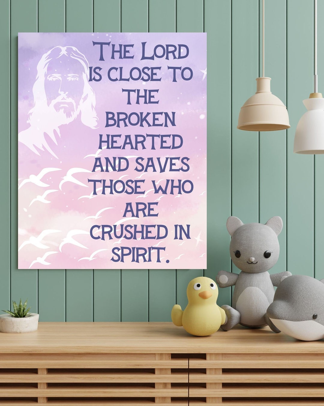 Bible Verse Wall Art, Christian, Sunday School, Church, Christian ...