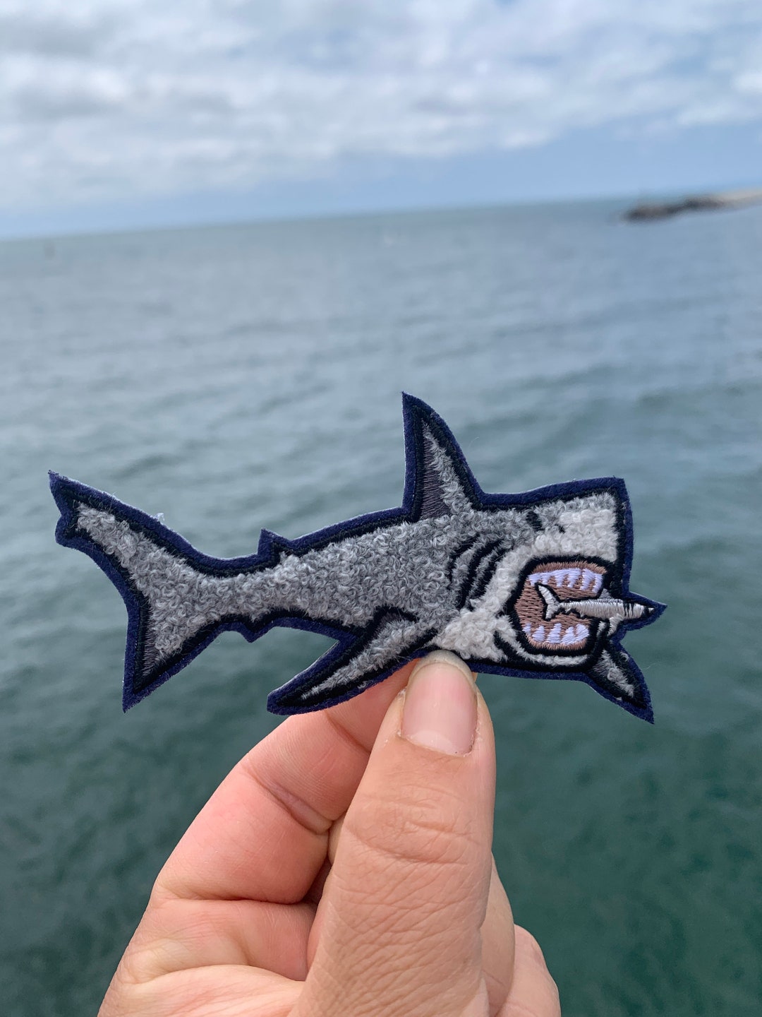 Megalodon Chenille Patch - Etsy