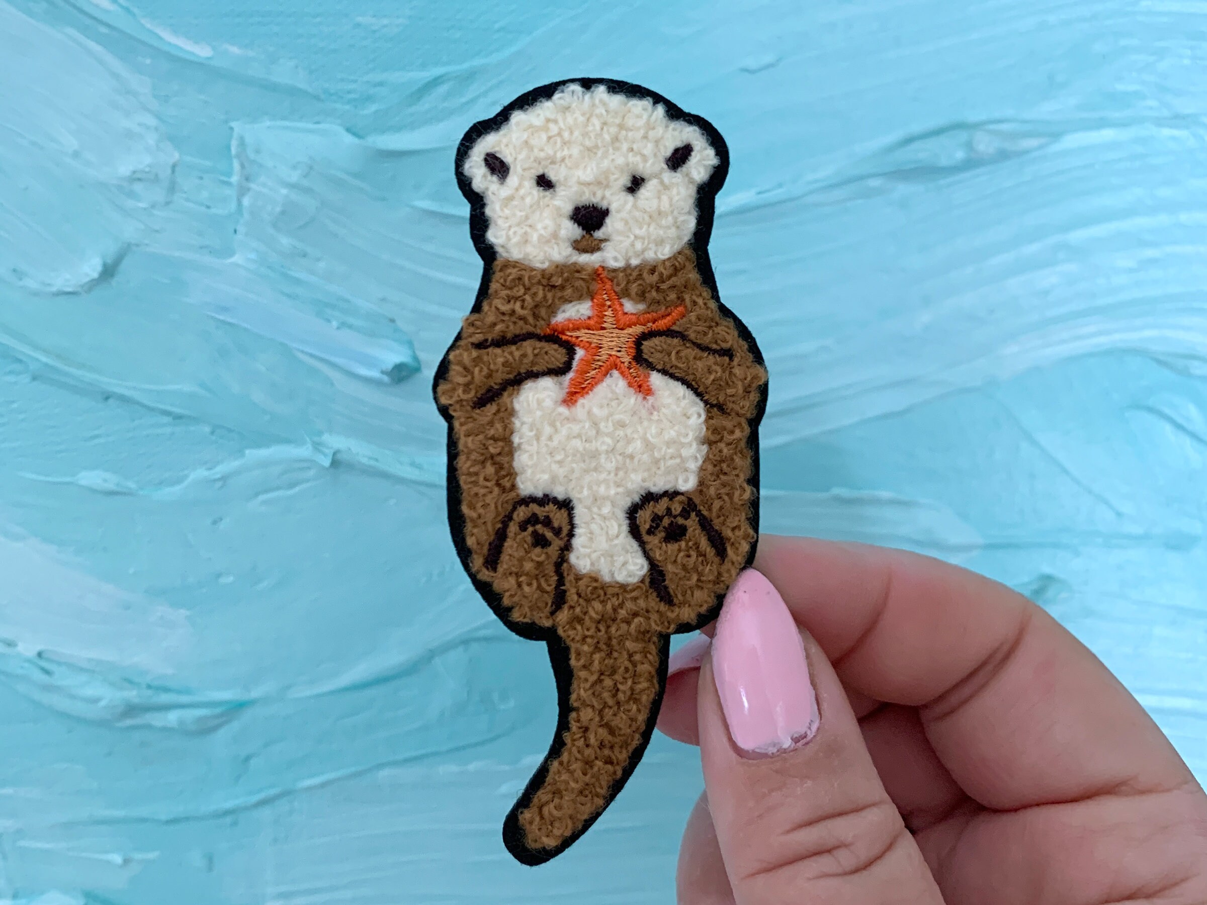 Sea Otter Chenille Patch | Etsy