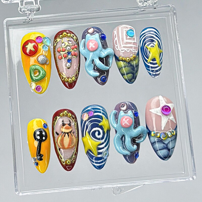 Cute Cosplay Nails - Etsy