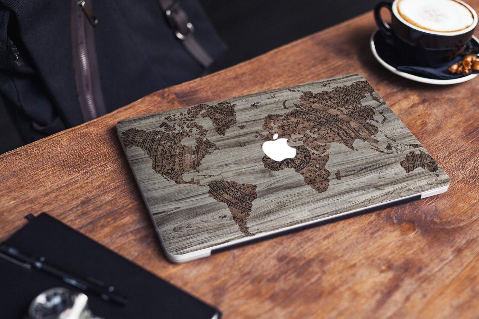 Macbook 13 Sticker Woodgrain Macbook Pro 13 M1 Skin Macbook - Etsy