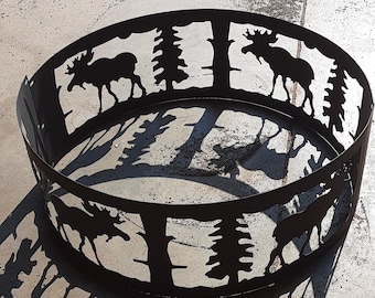 30 Inch Kansas City Chiefs Fire Pit Painted High Temp Black - Etsy