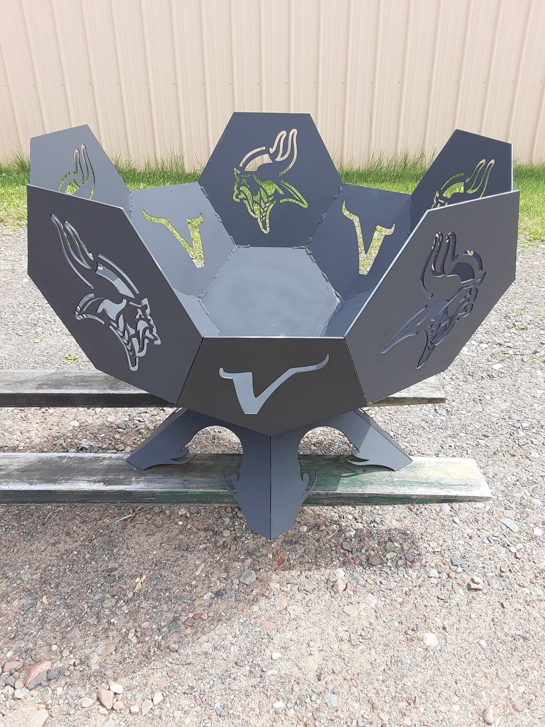 36 Inch Minnesota Vikings Fire Pit - Etsy