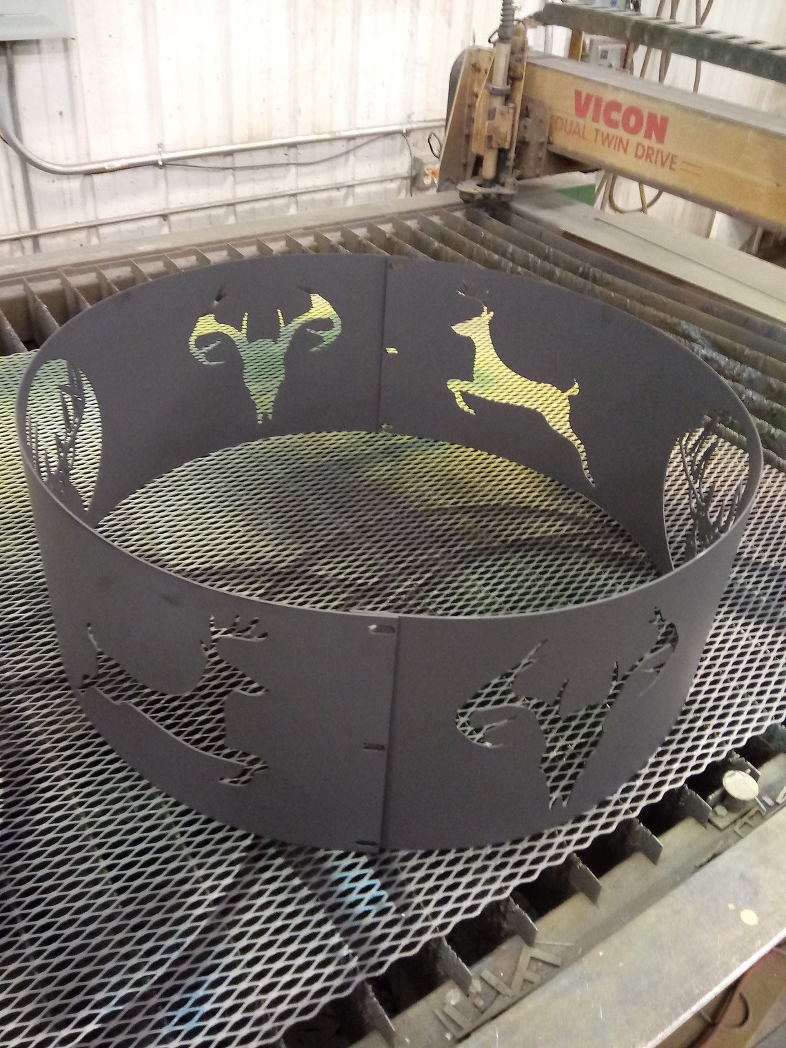 30 Inch Deer Bolt Together Fire Pit Painted High Temp Black - Etsy