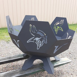 36 Inch Minnesota Vikings Fire Pit - Etsy