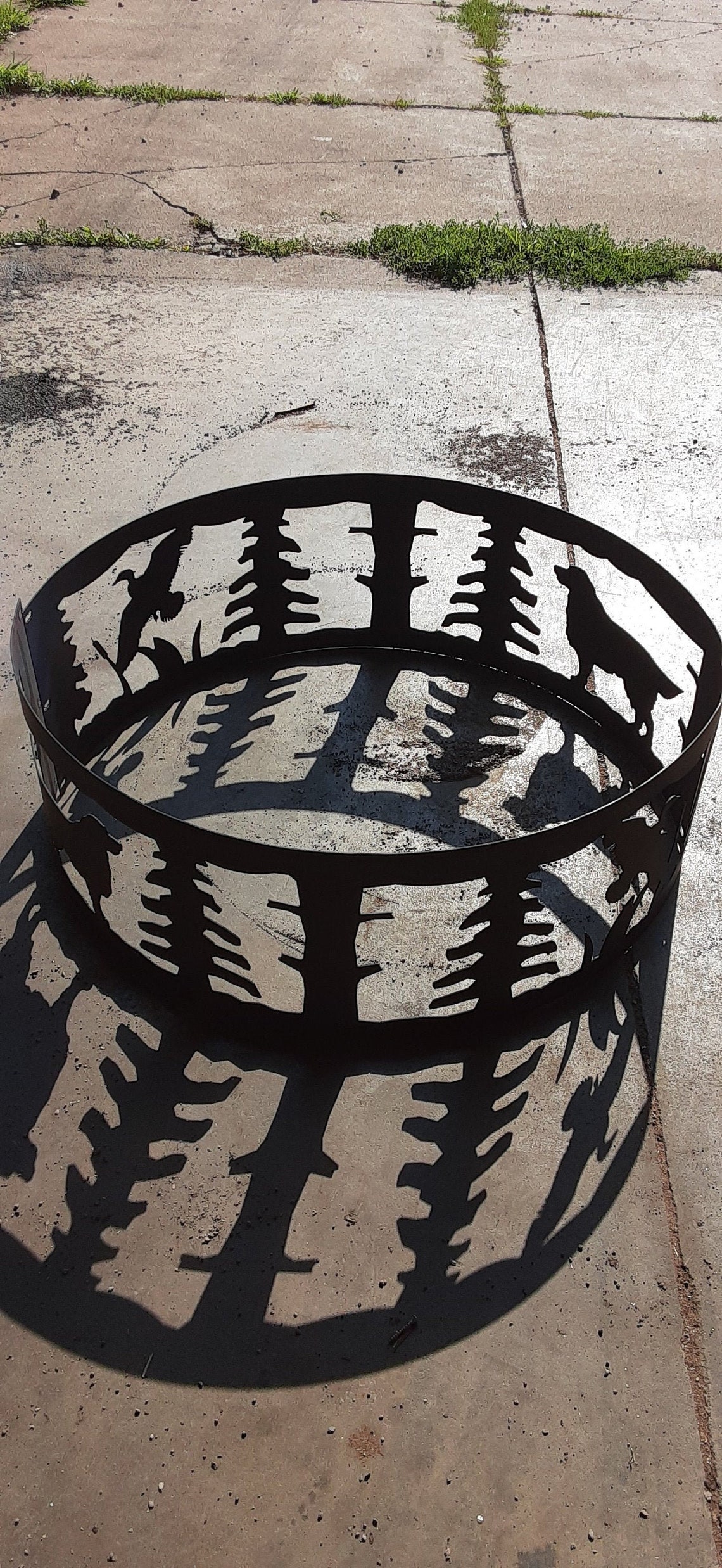 30 Inch Pointer Dog and Duck Fire Pit - Etsy