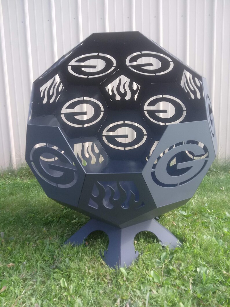 36 Inch 12 Gauge Octagon Style Fire Pit. Packers. - Etsy