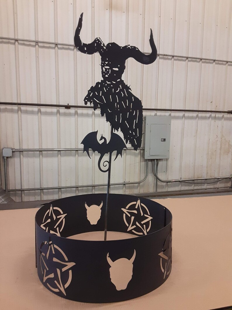 Mark of the Devil Fire Pit 30 Inch Diameter. 12 Gauge - Etsy