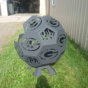 36 Inch 12 Gauge Octagon Style Fire Pit. Packers. - Etsy