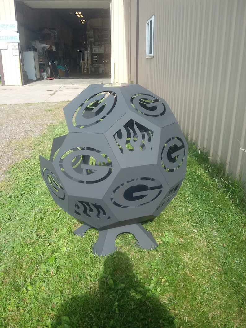 36 Inch 12 Gauge Octagon Style Fire Pit. Packers. - Etsy