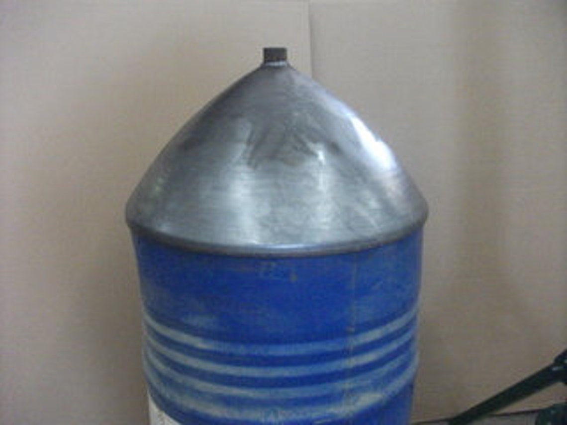 55 Gallon Drum Cone. 16 gauge 23 inch diameter 1.5 inch | Etsy