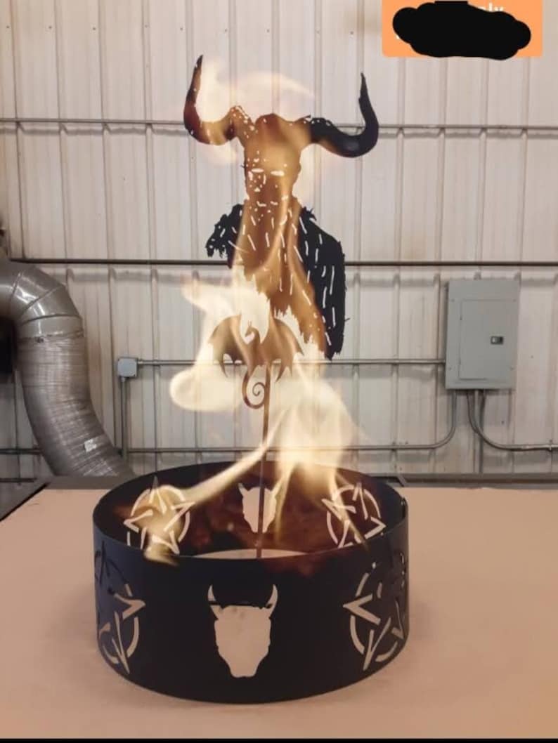 Mark of the Devil Fire Pit 30 Inch Diameter. 12 Gauge - Etsy