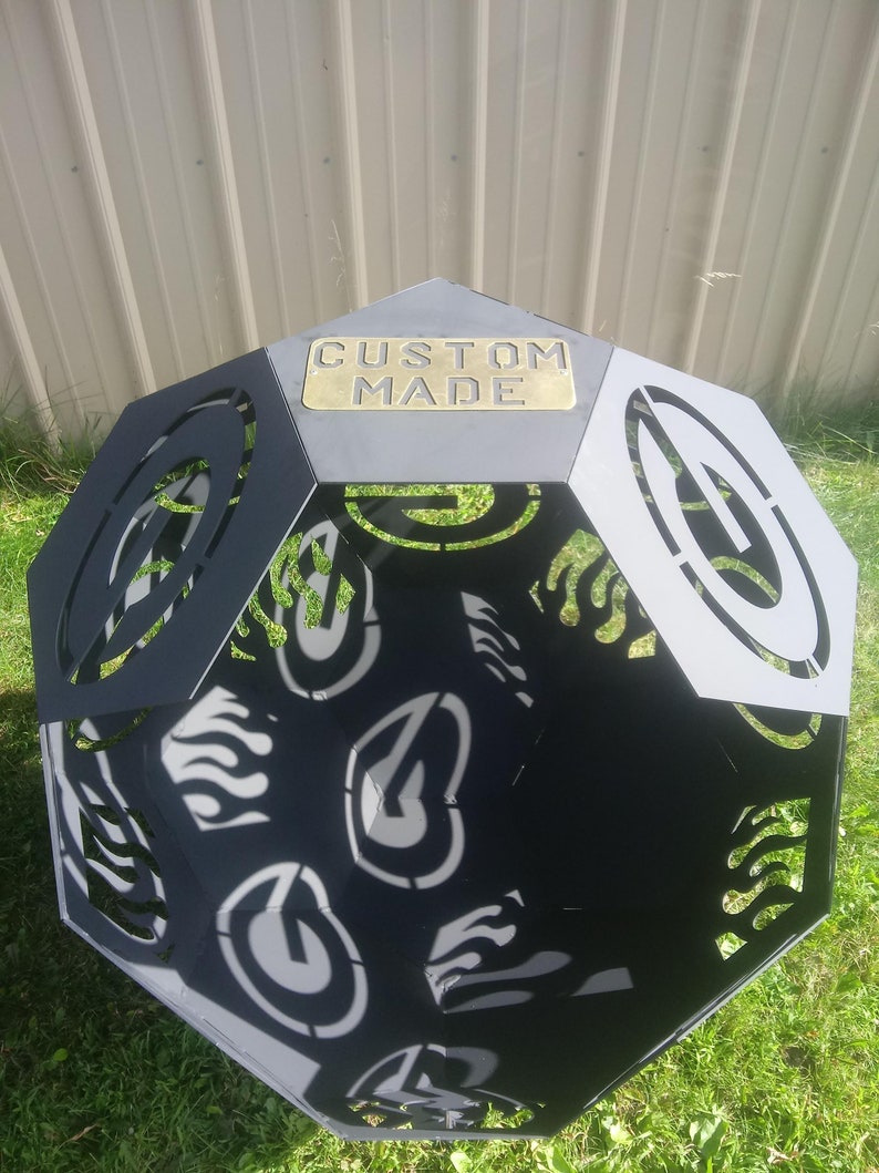 36 Inch 12 Gauge Octagon Style Fire Pit. Packers. - Etsy