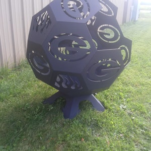 36 Inch 12 Gauge Octagon Style Fire Pit. Packers. - Etsy