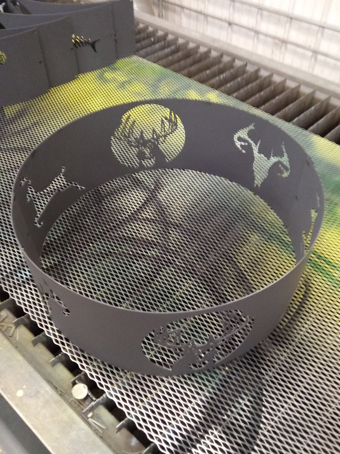 30 Inch Deer Bolt Together Fire Pit Painted High Temp Black - Etsy