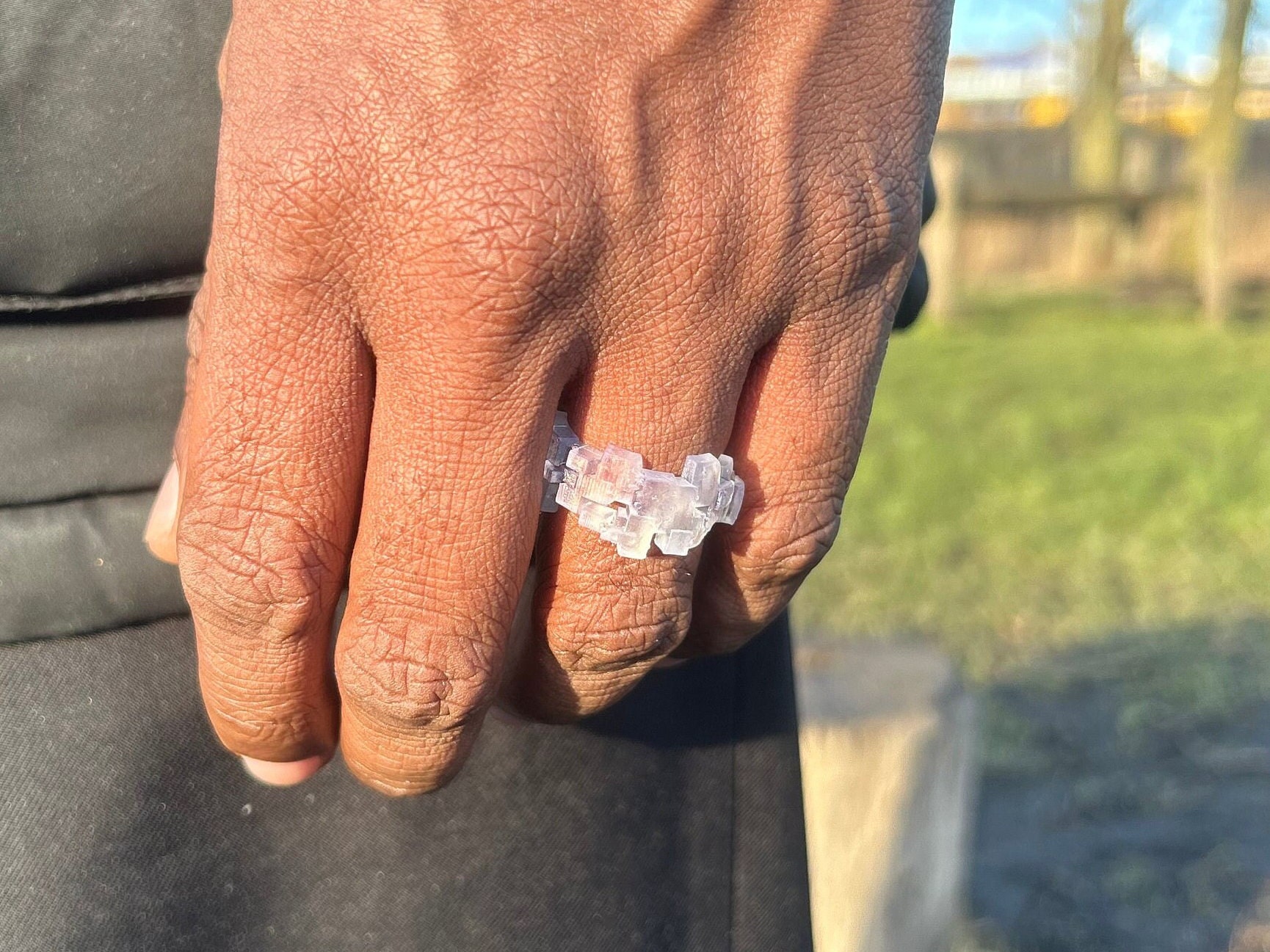 Blocks Ring 3d Printed in Multiple Colors Contemporary Jewelry Cubism ...