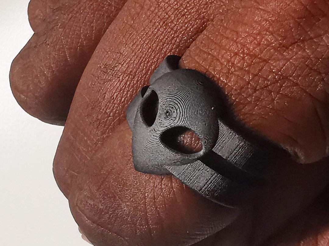 Alien Face Ring 3d Printed 3d Printed Jewelry ET Jewelery - Etsy
