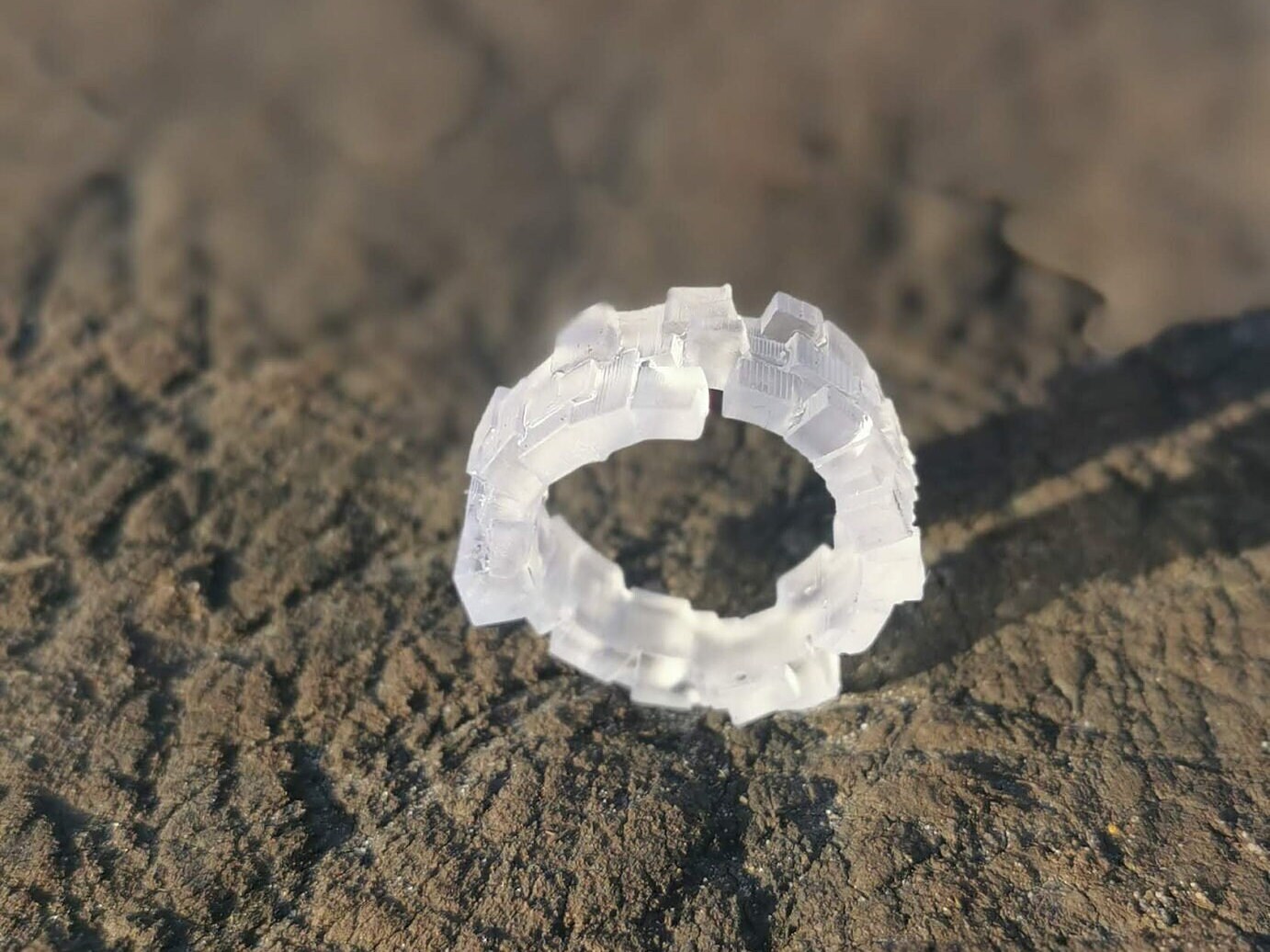 Blocks Ring 3d Printed in Multiple Colors Contemporary Jewelry Cubism ...