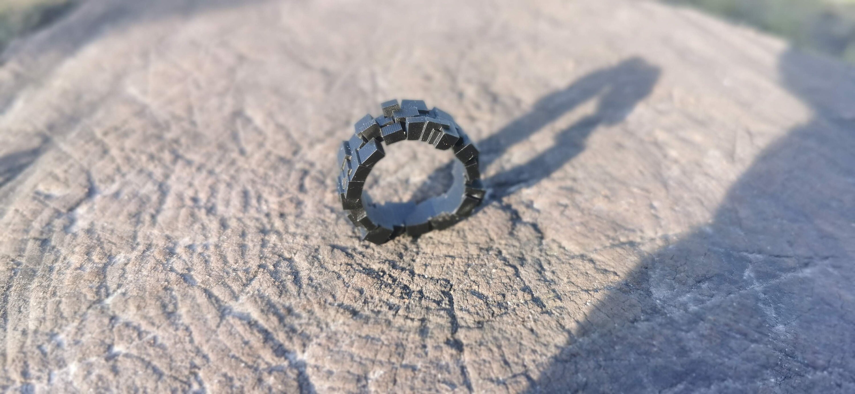 Blocks Ring 3d Printed in Multiple Colors Contemporary Jewelry Cubism ...