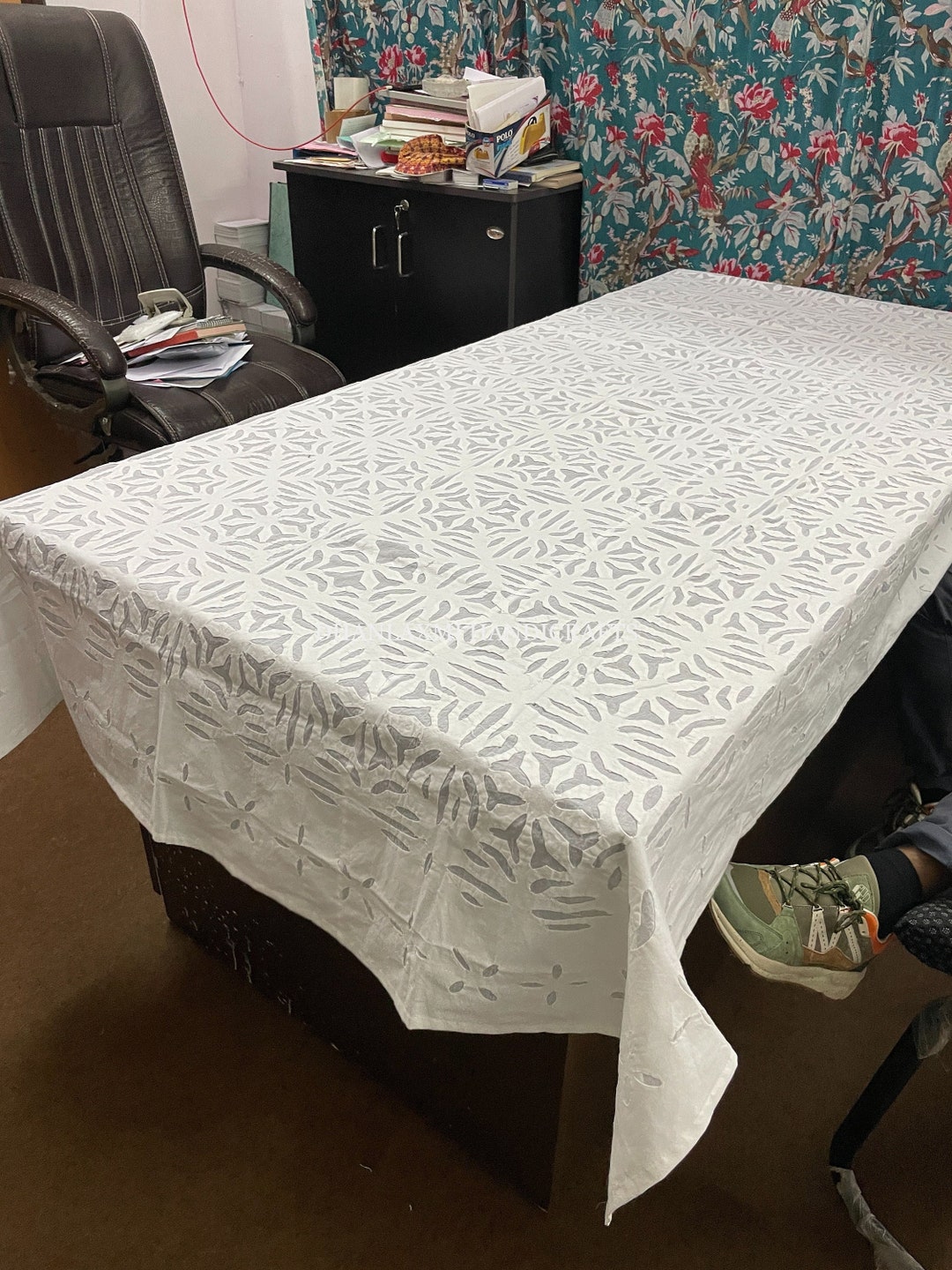 Traditional Indian Handmade Applique Tablecloth Hand Stitch - Etsy