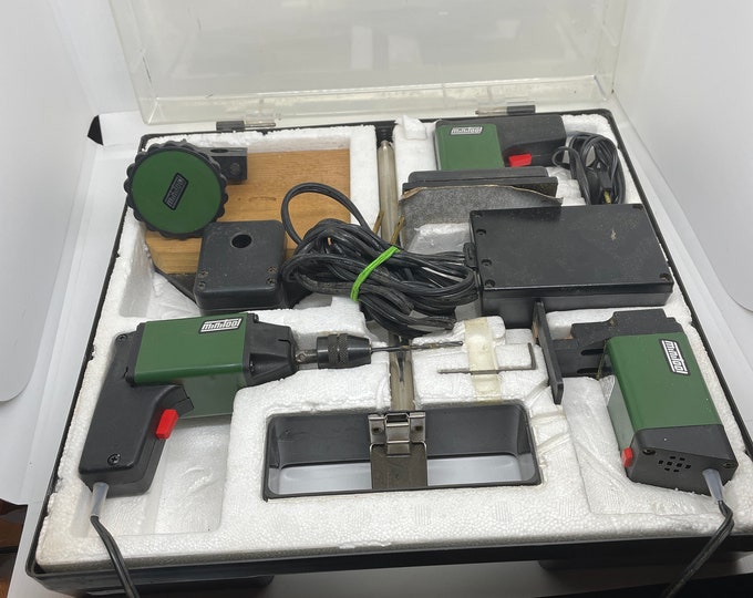 SALE Rare Vintage Minitool Mini Power Tool Set W/ American Adapter - Etsy