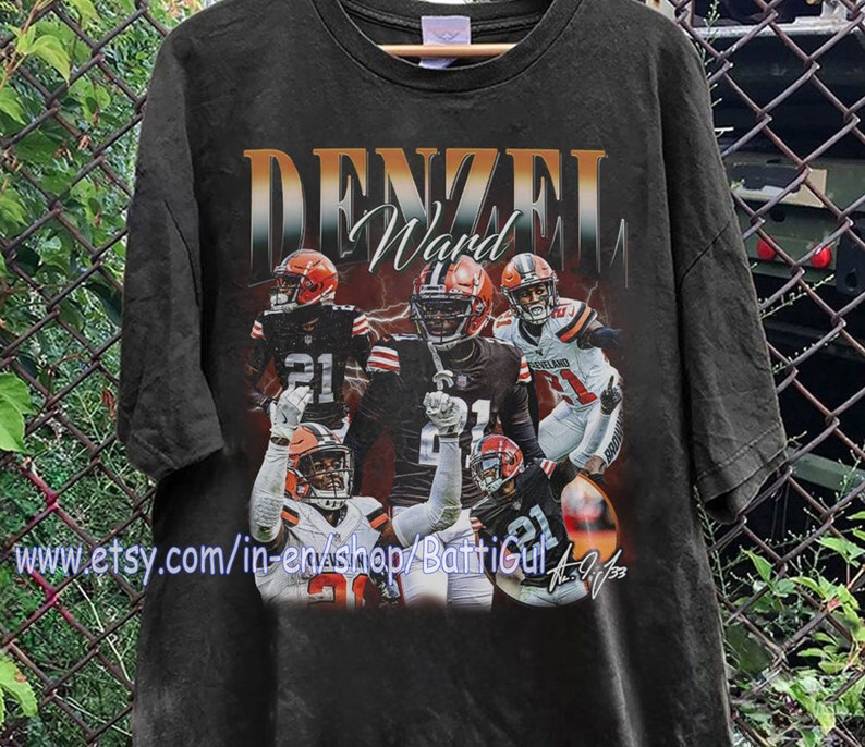 Vintage 90s Graphic Style Denzel Ward T-shirt Denzel Ward - Etsy