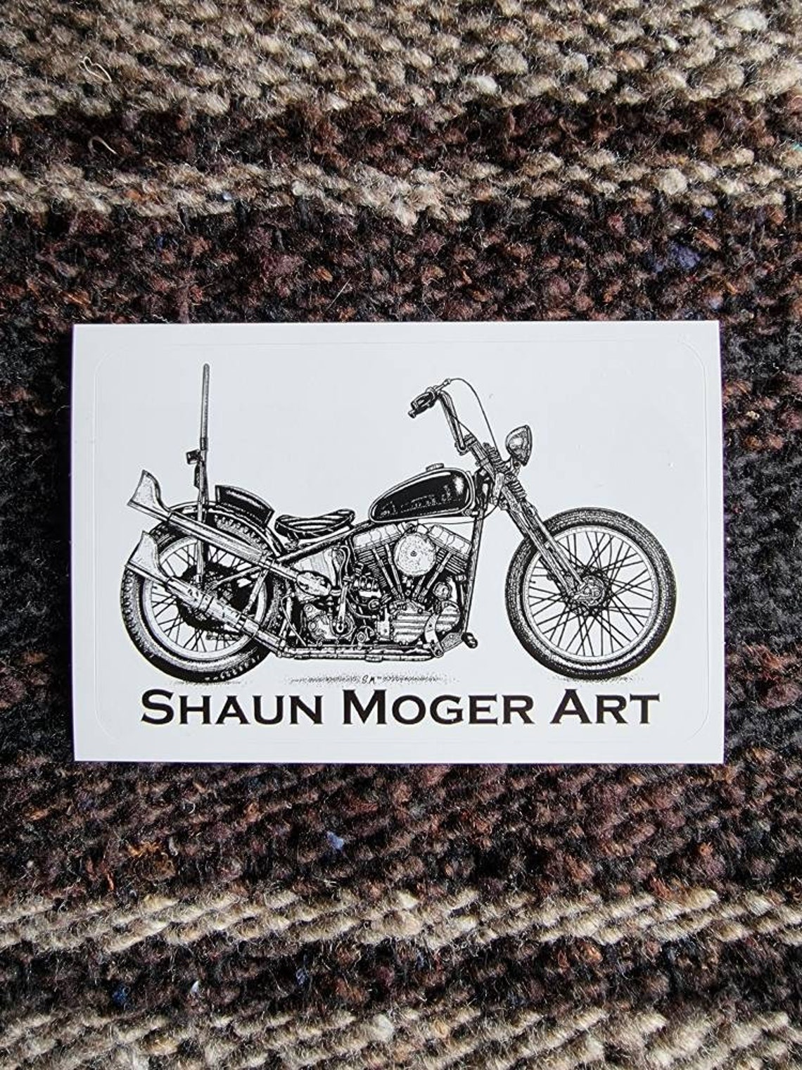 Chopper Motorcycle Sticker Set NEW - Etsy