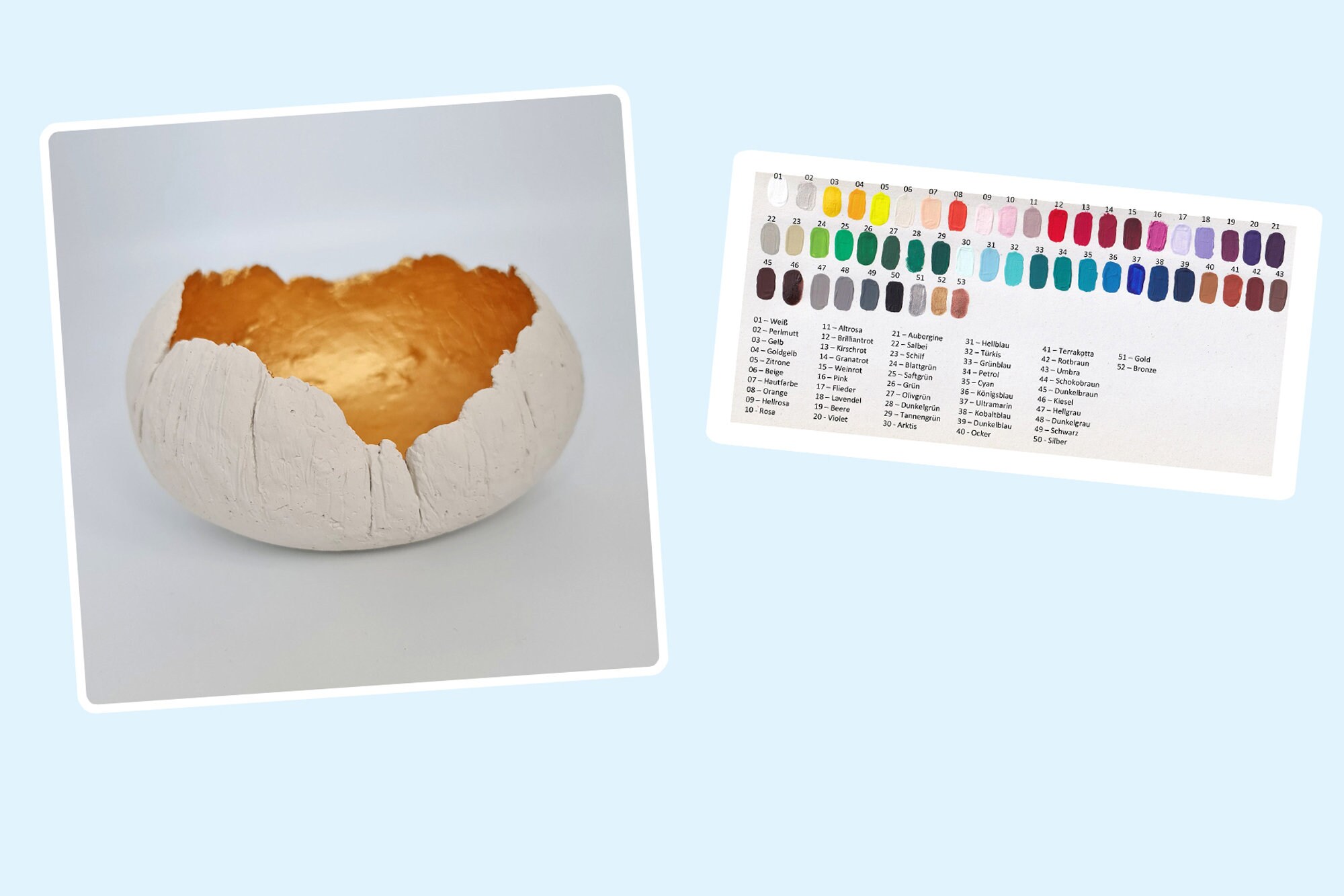 Two-tone desired color Rustic bowl complete bowl Pappmache | Etsy