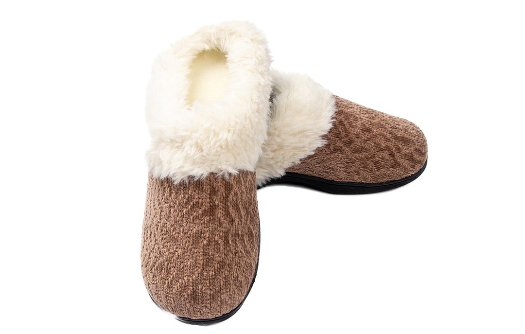 VERY PERI Women's Soft Indoor Outdoor Suede Furr Clog Slippers - Etsy