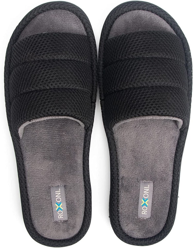 Roxoni Unisex Slippers for Men Plush Slippers for Men Open - Etsy